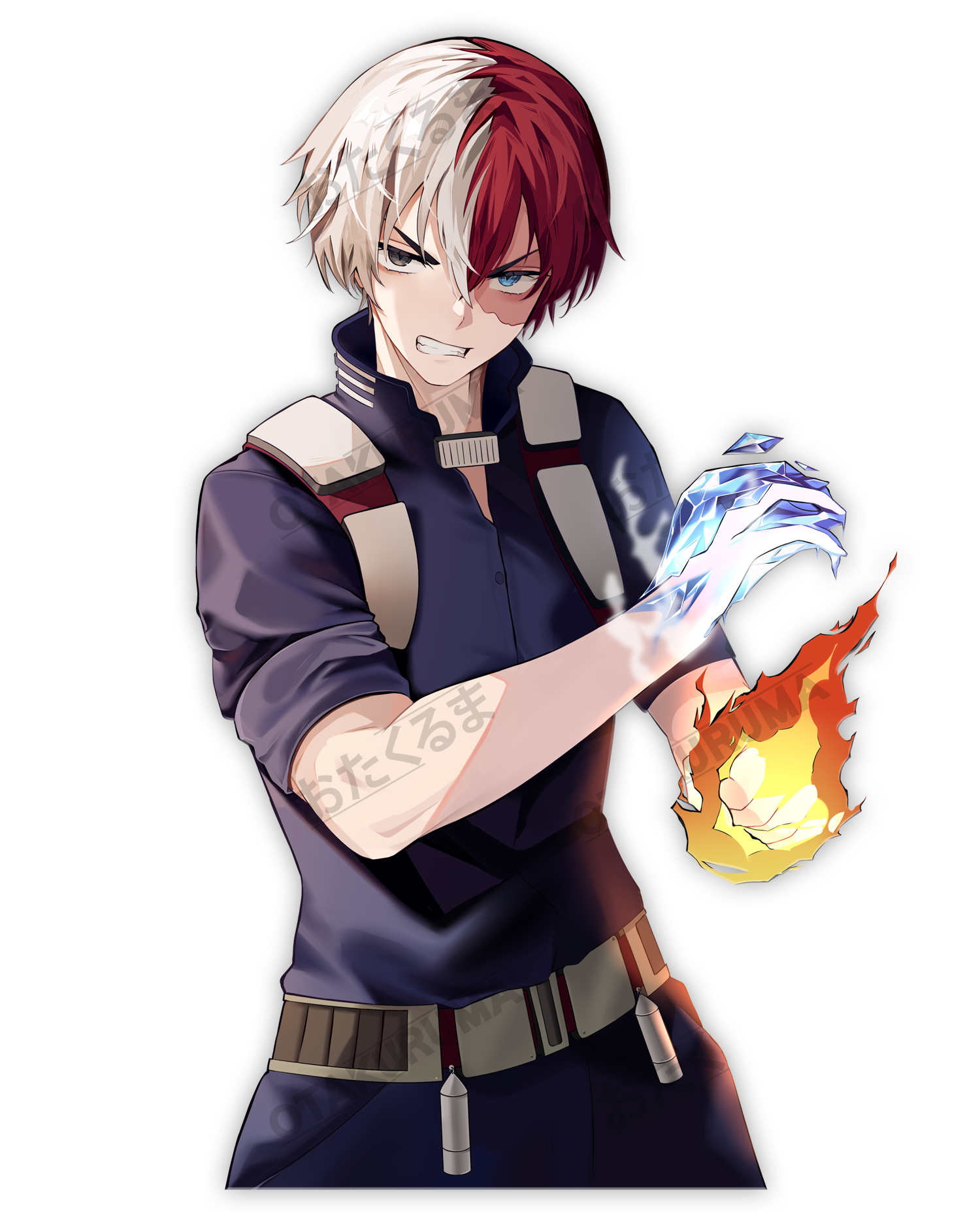 Anime Peeker and Stickers | My Hero Academia | Todoroki – Otakuruma