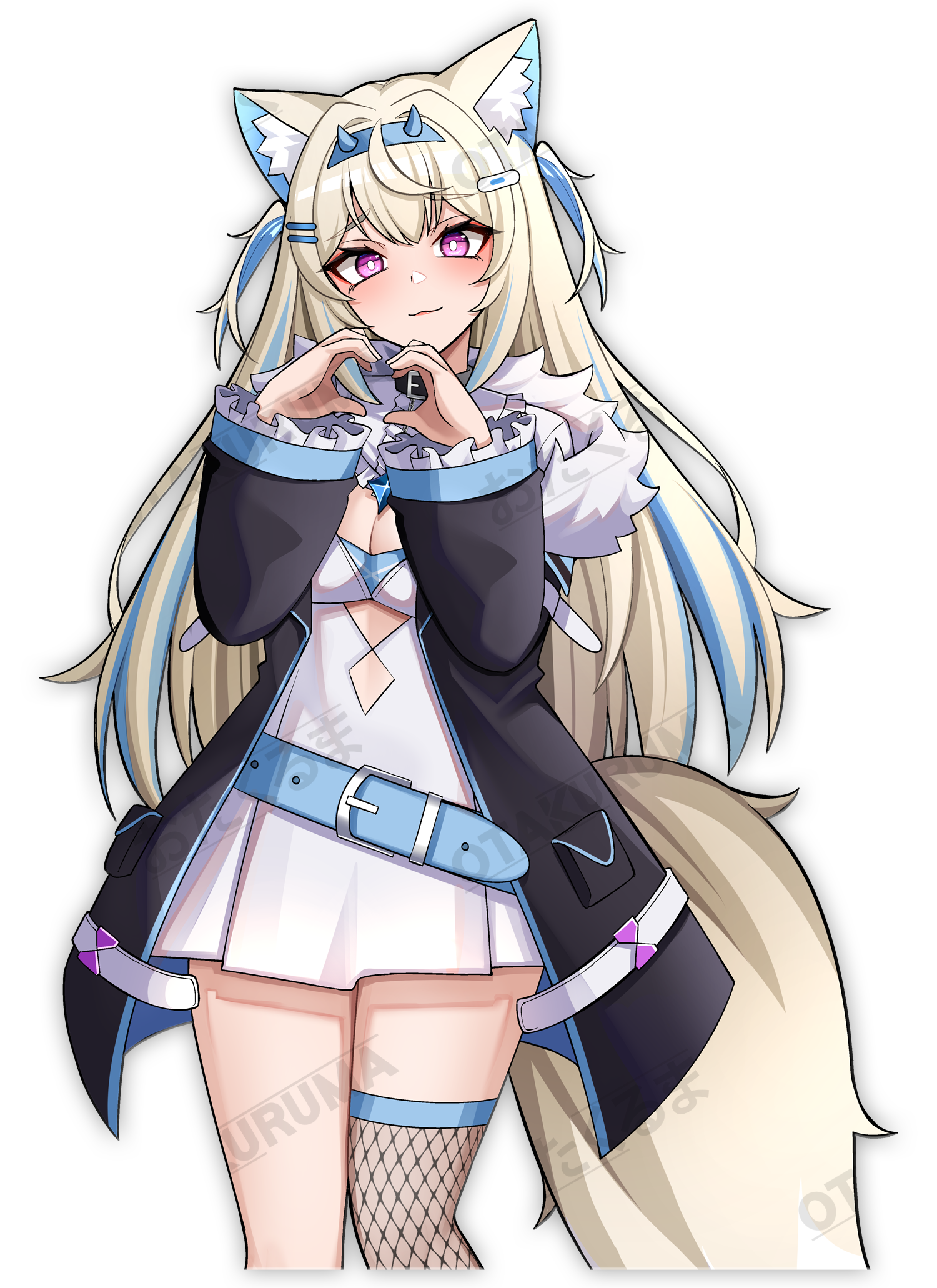 Anime Peeker and Stickers | Hololive | Fuwawa 3QTR – Otakuruma