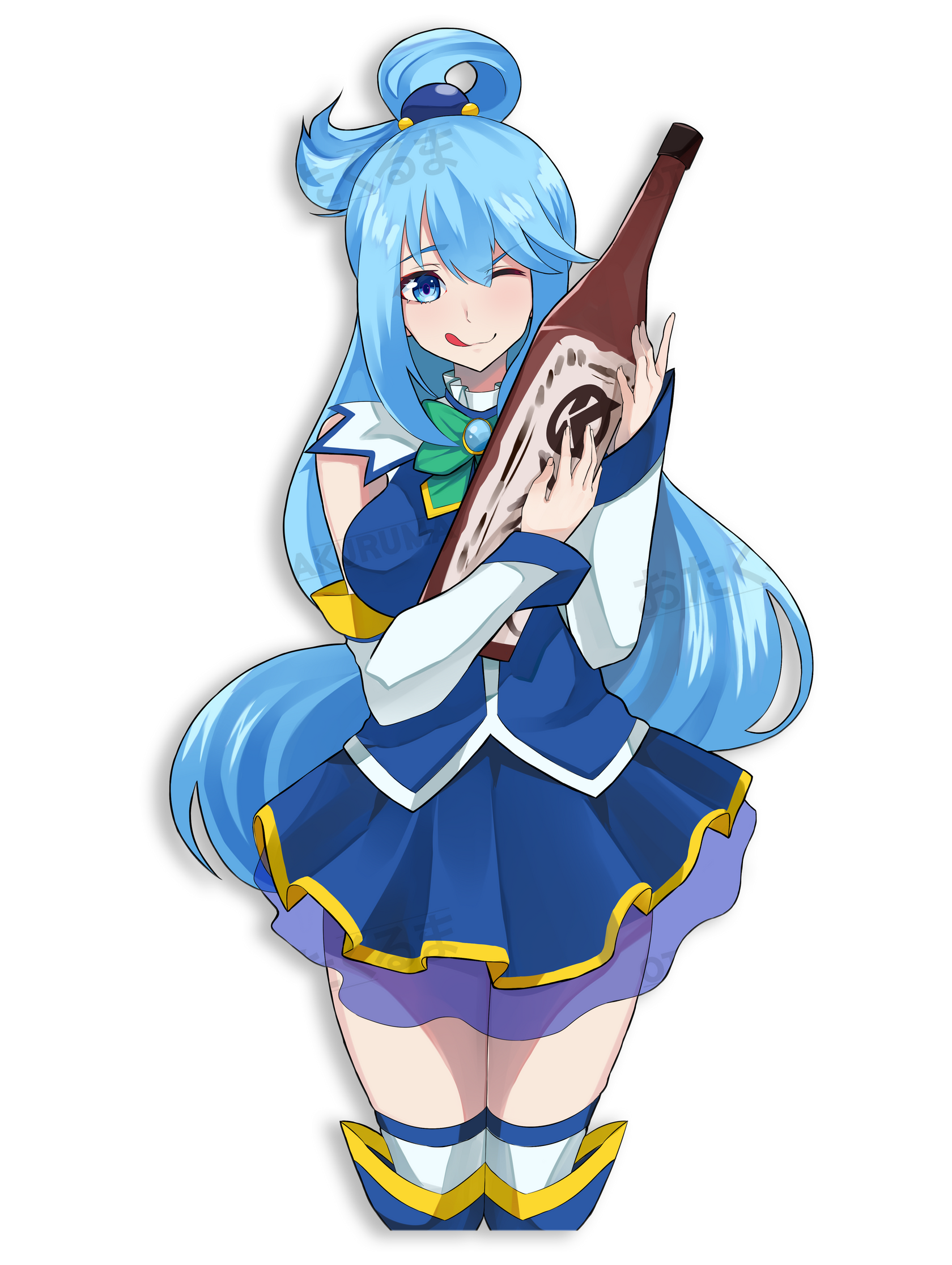 Anime Peeker and Stickers | Konosuba | Aqua – Otakuruma
