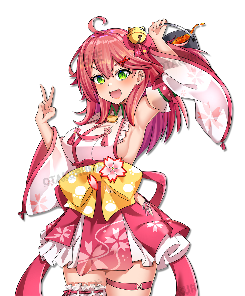 Anime Peeker and Stickers | Hololive | Miko – Otakuruma