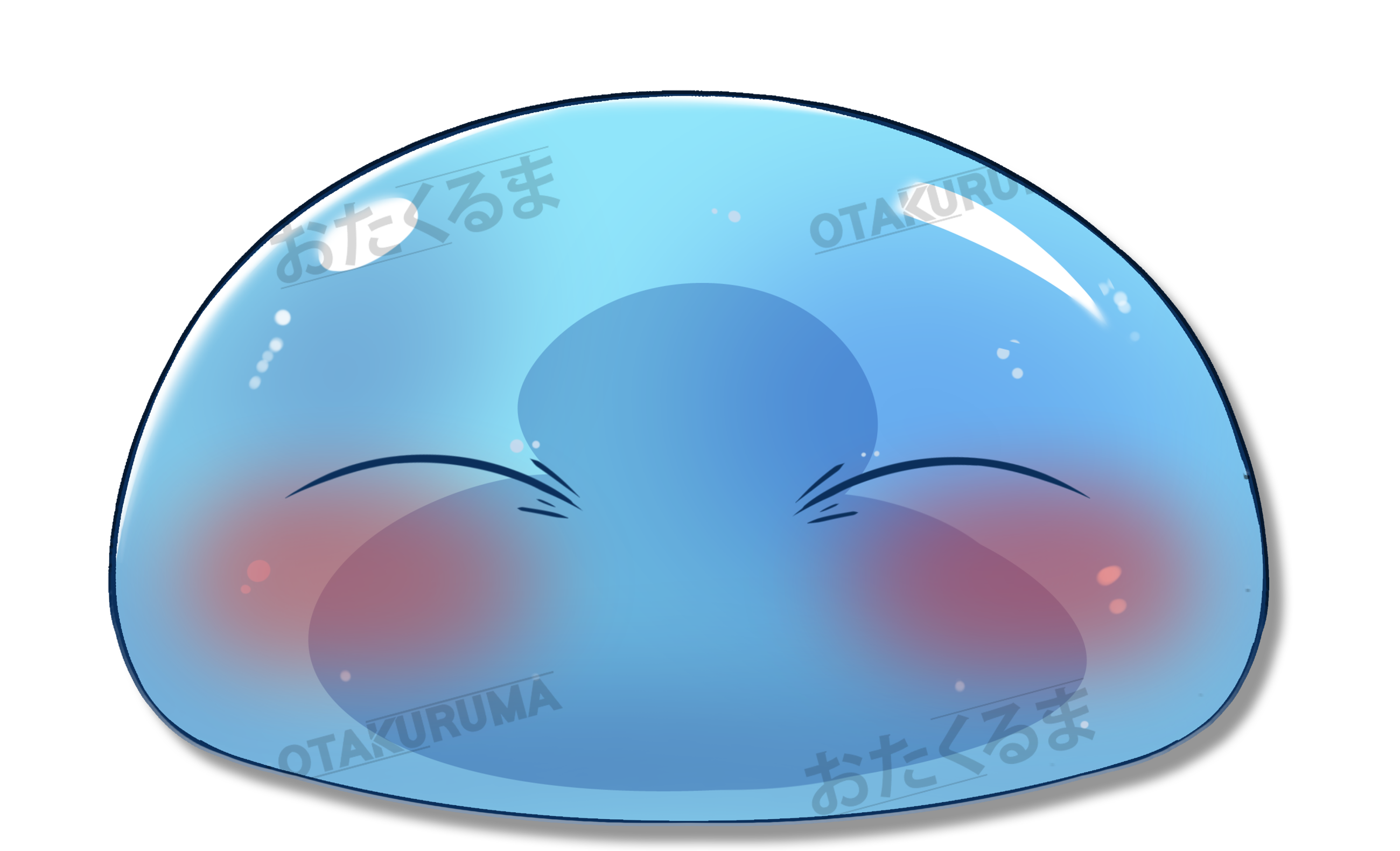 Anime Peeker and Stickers | Reincarnated as a Slime | Blushing Rimuru ...