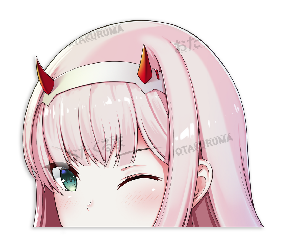 Anime Peeker and Stickers | Darling in the Franxx | Zero Two – Otakuruma